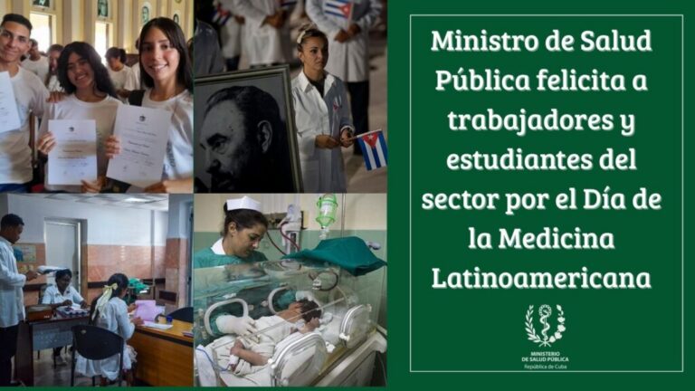 Felicita Minsap por Día de la Medicina Latinoamericana - CNC TV Granma